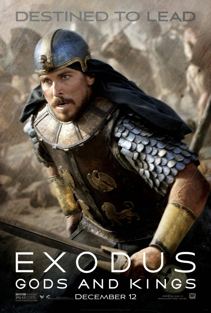 EXODUS MOVIE POSTER 2 Sided ORIGINAL MOSES 27x40 CHRISTIAN BALE | eBay