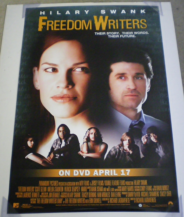 FREEDOM WRITERS DVD MOVIE POSTER 1 Sided ORIGINAL 27x40 | eBay
